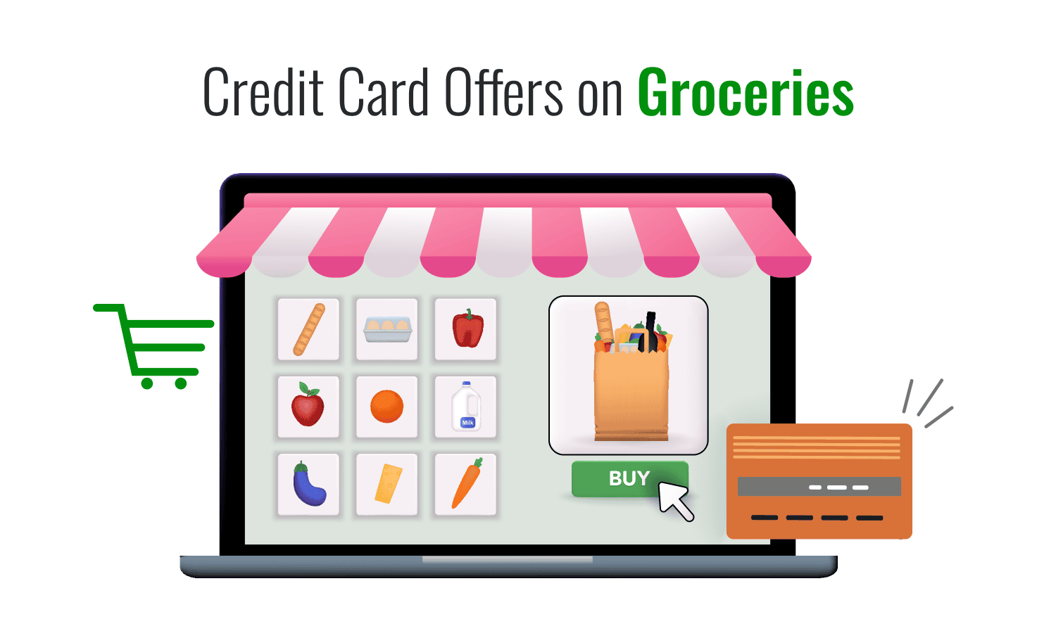 Credit Card Offers on Groceries - Check Instant Offers 2024