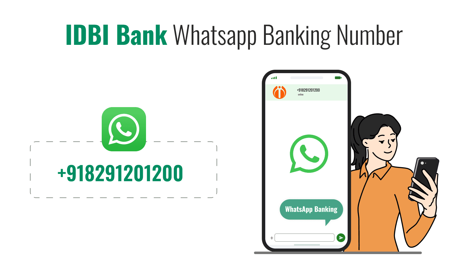 IDBI Bank Whatsapp Banking - Number, Check Balance, Uses & Services