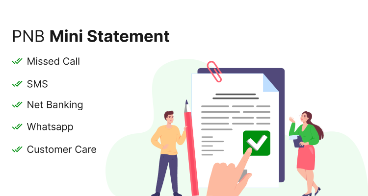 PNB Mini Statement - Check through Missed Call Number, Whatsapp, SMS